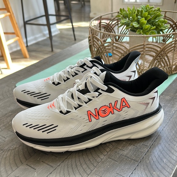 NOKA | Shoes | Noka Nwot White And Black Running Shoes | Poshmark